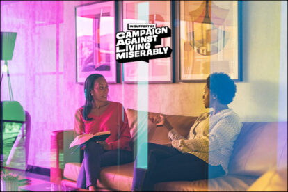 In support of CALM - the Campaign Against Living Miserably - Landmark Space